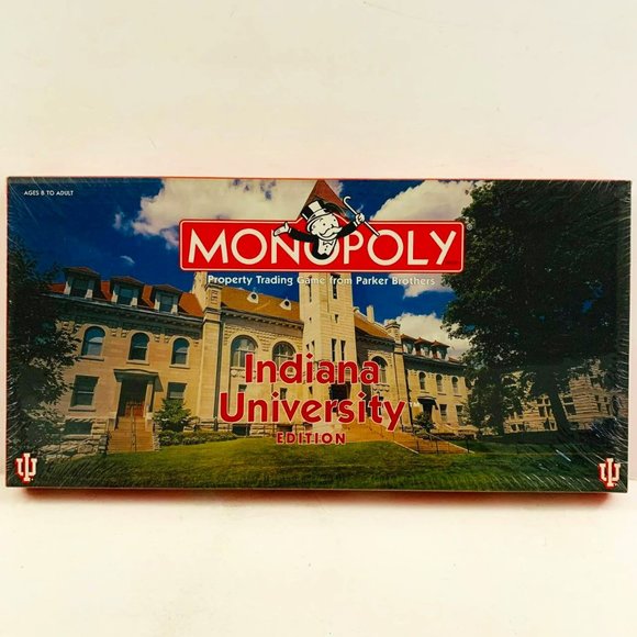 Hasbro | Games | Vintage Monopoly Indiana University Edition Usaopoly ...